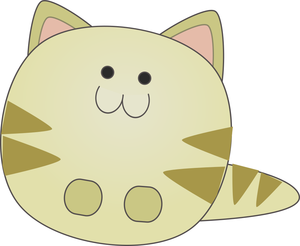 OnlineLabels Clip Art - Little Cat OnlineLabels Clip Art - Little Cat